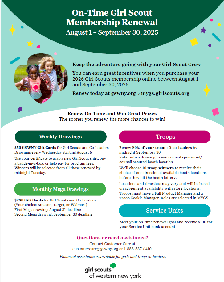 Renew Your Membership | Girl Scouts